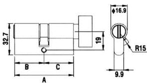 Privacy Thumbturn Cylinder - Yap Sun Hardware Pte Ltd